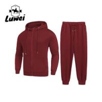 China Fashion Jogger Pullover Custom Made Oversized Plain Zip Bluza Moletons Mens Sweatsuits 2 Piece Hoodie Tracksuit Sets for sale