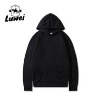 China Heavyweight Felpa Plain Sky Blue Hoodie Bluza Organic Cotton Pull Over Hooded Sweatshirt Men Fleece Jogging for sale