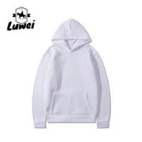 China Heavyweight Felpa Plain Sky Blue Hoodie Bluza Organic Cotton Pull Over Hooded Sweatshirt Men Fleece Jogging for sale