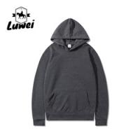 China Heavyweight Felpa Plain Sky Blue Hoodie Bluza Organic Cotton Pull Over Hooded Sweatshirt Men Fleece Jogging for sale