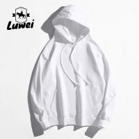 China Moletons Cotton Sweatshirt Oversize Custom Gym Bulk Felpa Sports Premium Plain White Heavyweight Streetwear Hoodie for sale