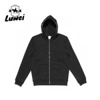 China Oversized Pull Over Plain Gym Felpa Uomo Sweat-shirt Sports Cotton Polyester Sweatshirt Full Zip Up Face Streetwear Hoodie for sale