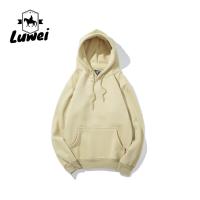 China Streetwear Knitted Blank Custom Logo Cotton Black 320g Fitted Gym Over Size Pullover Tracksuit Mans Hoodies for sale