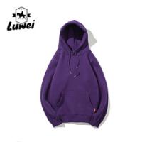 China Streetwear Knitted Blank Custom Logo Cotton Black 320g Fitted Gym Over Size Pullover Tracksuit Mans Hoodies for sale