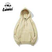 China Streetwear Knitted Blank Custom Logo Cotton Black 320g Fitted Gym Over Size Pullover Tracksuit Mans Hoodies for sale