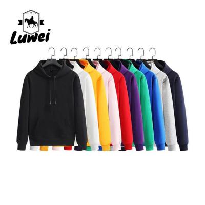 China Bluzy Sublimation Oversize 400g Cotton Sweatshirt Premium Workout Plain Street Wear Men's Hoodies & Sweatshirts for sale