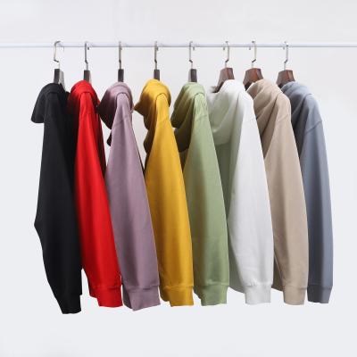 China Embroidered Blank Felpa 80% Cotton 280g Sweatshirts Fitted Heavy Men Pullover Jumper Hoodies Cotton for sale