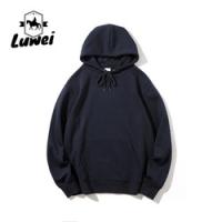China Embroidered Blank Felpa 80% Cotton 280g Sweatshirts Fitted Heavy Men Pullover Jumper Hoodies Cotton for sale