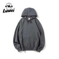 China Embroidered Blank Felpa 80% Cotton 280g Sweatshirts Fitted Heavy Men Pullover Jumper Hoodies Cotton for sale