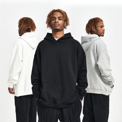 China Oem Slim Fit Joggers 350g Supplier Pull Over Tracksuit Mens Pullover Hoody Heavy 85%Cotton Hoodie For Wholesale for sale