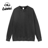 China Plain Retro Heavy Weight Pullover Oversized 380g 100% Cotton Men's Hoodies & Sweatshirts With Pocket for sale