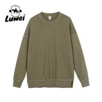 China Plain Retro Heavy Weight Pullover Oversized 380g 100% Cotton Men's Hoodies & Sweatshirts With Pocket for sale