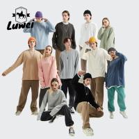 China Manufacturer Washed Gym 230g Thickened Long-sleeved Round Neck 100% Cotton Oversize Sweatshirt Streetwear Hoodie for sale