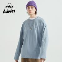 China Manufacturer Washed Gym 230g Thickened Long-sleeved Round Neck 100% Cotton Oversize Sweatshirt Streetwear Hoodie for sale