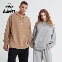 China High Quality Sublimation Slim Fit Heavy Weight Fluffy Black Pure Cotton 420g Washed Retro Thick Crop Top Hoodie for sale