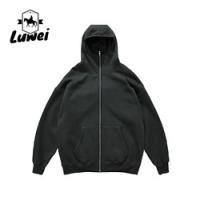 China Multi Color over Size Soft Unisex Gym Drawstring Black Mens Pullover 350g Cotton Hoodie Man and Jogger for sale