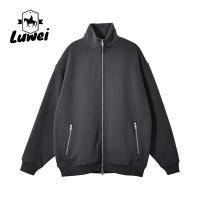 China Streetwear Designers Zipper Sweatshirt Thick Men's Sport Pullover Oversized 360g Polar Fleece Knitting Pullover for sale