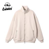 China Streetwear Designers Zipper Sweatshirt Thick Men's Sport Pullover Oversized 360g Polar Fleece Knitting Pullover for sale