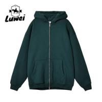 China Wholesale Designer Melanin Heavyweight Oversized Slimfit Heavy Duty 360g Cotton Zip Hood Personalised Hoodies for sale
