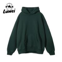 China Cheapest Oversize Heavy Men Plain Sweatshirts High Quality Street Solid Color Basic Blank Stitching Thick Cotton Comfy Hoodie for sale
