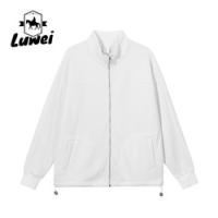 China Winter Zipper Stand Collar Printed Black Jogger Soft 400g Polar Fleece Thicken Hoodie Mens Pullover Hoody with Zipper for sale