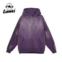 China Heavyweight Cotton Cotton Polyester Basic Fitness Crop Washed Plain Black Slim Fit Sweatshirt Street Wear Hoodie for sale