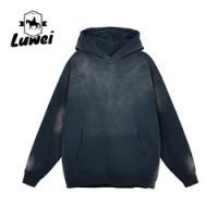 China Heavyweight Cotton Cotton Polyester Basic Fitness Crop Washed Plain Black Slim Fit Sweatshirt Street Wear Hoodie for sale