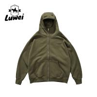 China Unisex Heavyweight Cotton Hoodie Pullover Oversized Male Blank Sweatshirts for sale