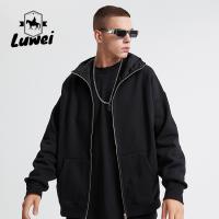 China Unisex Heavyweight Cotton Hoodie Pullover Oversized Male Blank Sweatshirts for sale