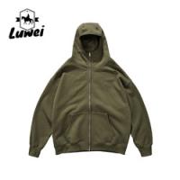 China Unisex Heavyweight Cotton Hoodie Pullover Oversized Male Blank Sweatshirts for sale