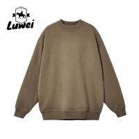China Premium Cut and Sew Oversized Blanket Crew Neck Heavyweight Felpa Essentials Vintage Sweatshirt Men Hoodies for sale