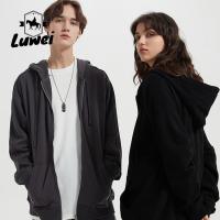 China Designer Custom Streetwear Sweatshirts Slim Fit Graphic 100% Cotton Moletons Thin Drawstring Unisex Hoodie for sale