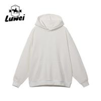 China Embroidery Custom Quality Gym Sports Polyester Washed Oversize Sweatshirt White Embroidery Men's Hoodies for sale