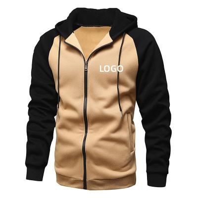 China High quality custom printing full zip up hoodie men's fleece sweatshirt hoodies zipper unisex for sale
