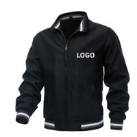 China Custom Plus Size Fashion Men's Jackets Casual Waterproof Blank Golf Lightweight Windbreaker Bomber Jacket For Men for sale