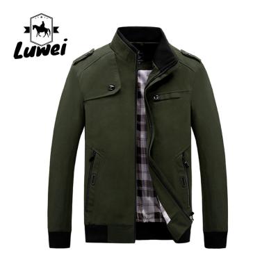 China Windbreaker Winter Warm Turtleneck Outerwear Utility Solid Cotton Trendy Slim Men Bomber Plus Size Coat Workwear Jacket for sale