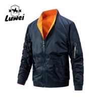China Oem Clothing Jaket Winter Windproof Bomber Utility Polyester Motorcycle Fabric Outdoor Collar Jackets for Mens for sale