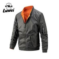 China Oem Clothing Jaket Winter Windproof Bomber Utility Polyester Motorcycle Fabric Outdoor Collar Jackets for Mens for sale