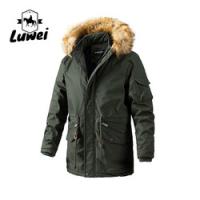 China Winter Warm Water Proof Long Plus Size Utility Cotton Men Parka Coat Plus Size Trench Coats Jacket with Hooded for sale