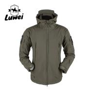 China Custom Logo Winter Hooded Zip Up Male Poly Warm Utility Chaqueta Giacca a Vento Plain Long Overcoat Coats for Men for sale