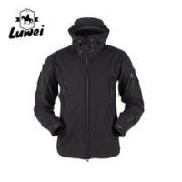 China Custom Logo Winter Hooded Zip Up Male Poly Warm Utility Chaqueta Giacca a Vento Plain Long Overcoat Coats for Men for sale
