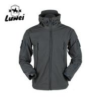 China Custom Logo Winter Hooded Zip Up Male Poly Warm Utility Chaqueta Giacca a Vento Plain Long Overcoat Coats for Men for sale