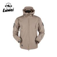 China Custom Logo Winter Hooded Zip Up Male Poly Warm Utility Chaqueta Giacca a Vento Plain Long Overcoat Coats for Men for sale