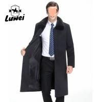 China High Quality Trench Single-breasted Black Utility Winchiter Long Bale Jaket Business Vinter Jacket for Men for sale