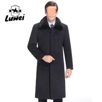 China High Quality Trench Single-breasted Black Utility Winchiter Long Bale Jaket Business Vinter Jacket for Men for sale