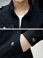 China Streetwear Outwear Windproof Abrigo De Invierno Crop Long Sleeve Utility Work Men Plus Size Men's Jackets Coats for sale