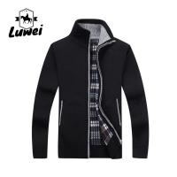 China Full Zip Male Cardigan Clothing Zip Up Thicken Utility Knit Large Size Men Men's Sweaters Jackets with Pocket for sale