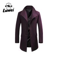 China Winter Men Jacket Chaquetas Rectas Para Hombre Blouson Utility Outerwear Long Overcoat Elegant Slim Long Coats for sale