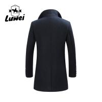China 2022 Fashion Overcoat Jaket Single-breasted Utility Chaquetas Manteau Plain Men's Wear Long Coat Windbreaker Jacket for sale
