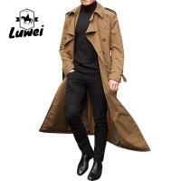 China Custom Windbreaker Button Polyester Windbreaker Mens Utility Overcoat Abrigos Hombre Casacos Masculinos Jacket for sale
